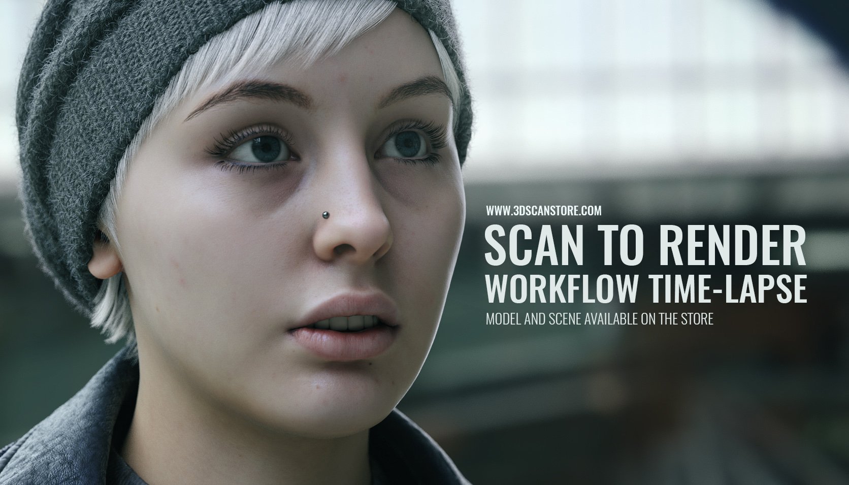 3D Scan to Render Workflow Time-lapse
